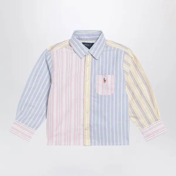 Polo Ralph Lauren Color-block Striped Cotton Shirt