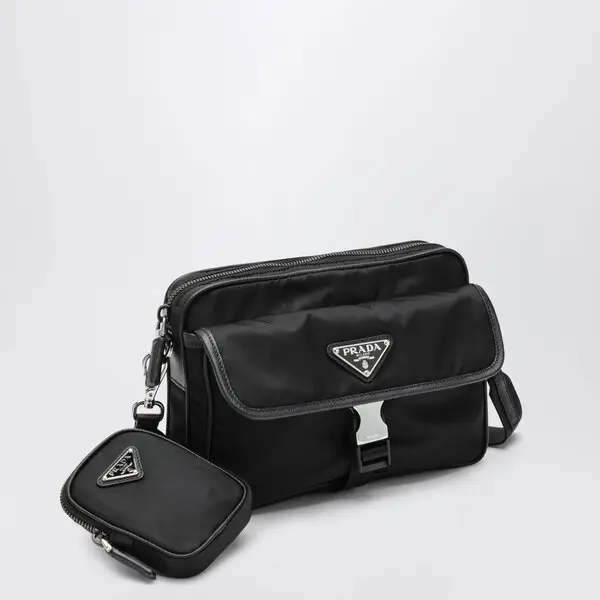 Prada Re-nylon And Saffiano Leather Cross-body Bag