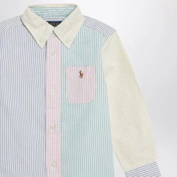 Polo Ralph Lauren Color-block Striped Button-down Shirt