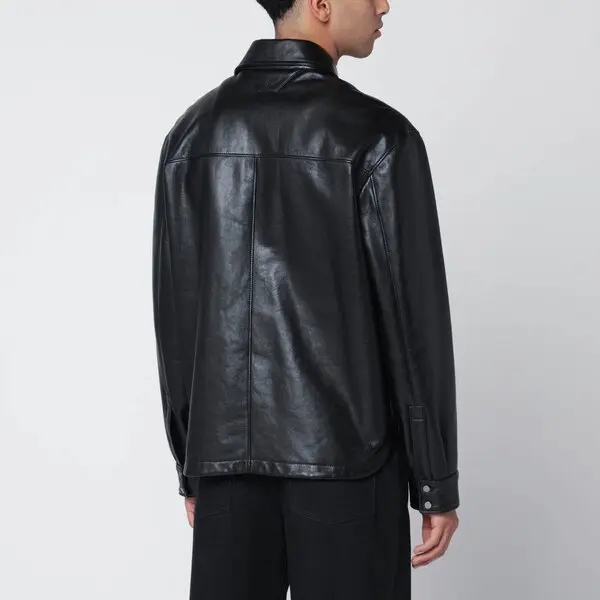 SALVATORE SANTORO Leather Overshirt