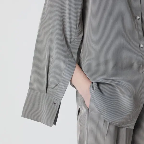 RÓHE Oversized Striped Shirt