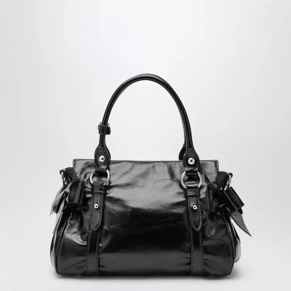 Miu Miu Glossy Leather Top-handle Bag