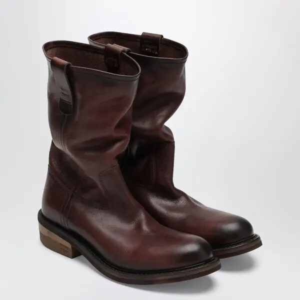 Miu Miu Calfskin Ankle Boots