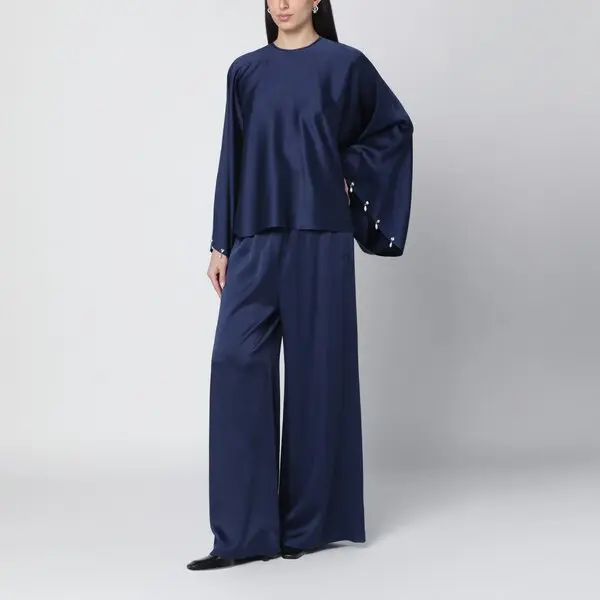 Stella McCartney Oversized Viscose Satin Blouse