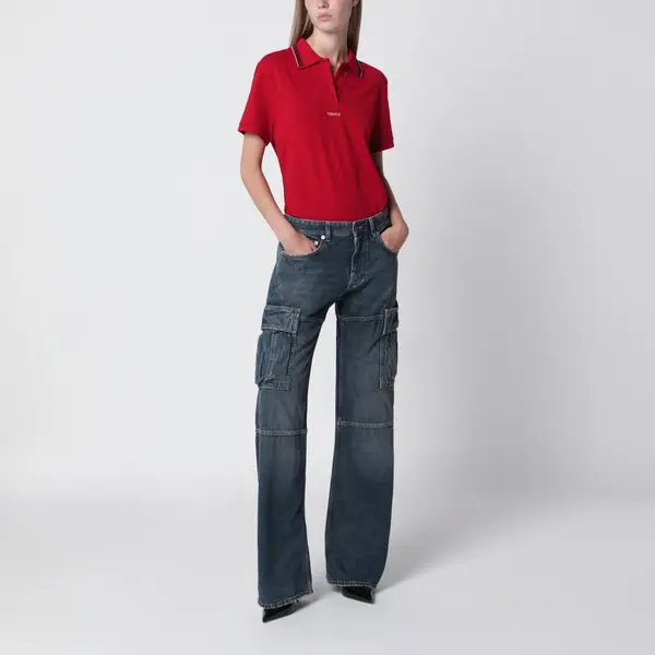 Versace Cotton Piqué Polo Shirt