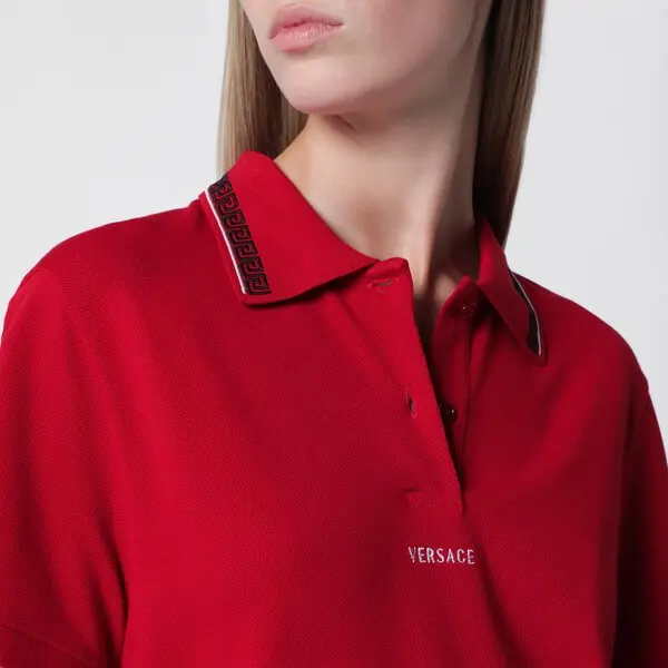Versace Cotton Piqué Polo Shirt