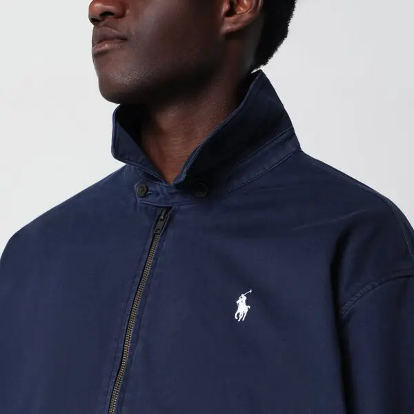 Polo Ralph Lauren Cotton Zip-up Jacket With Embroidered Logo