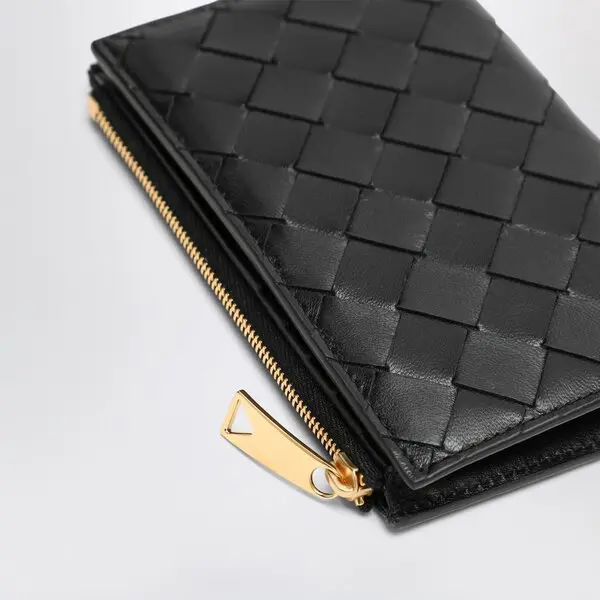 Bottega Veneta Medium Bi-fold Wallet In Intrecciato