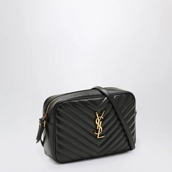 Saint Laurent Lou Quilted Leather Camera Bag - Black