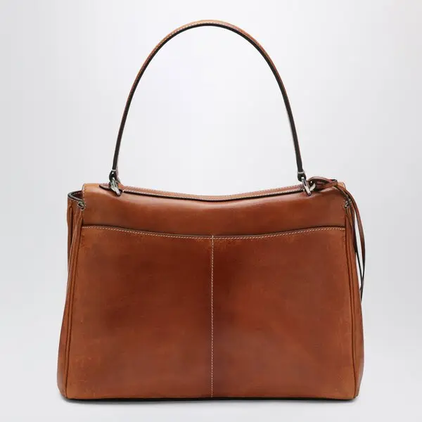 Balenciaga Rodeo Medium Bag In Vegetable-tanned Lambskin - Brown
