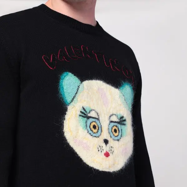 Valentino Garavani Le Chat De La Maison Patch Sweater