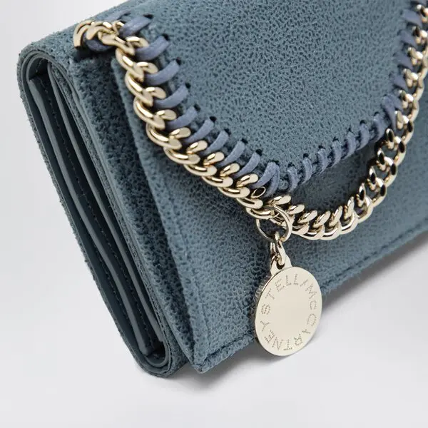 Stella McCartney Light Falabella Trifold Wallet With Chain