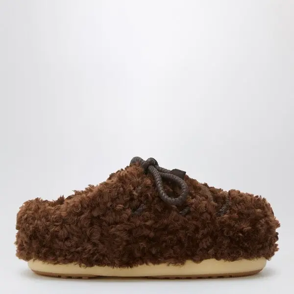 Moon Boot Shearling Mules - Brown