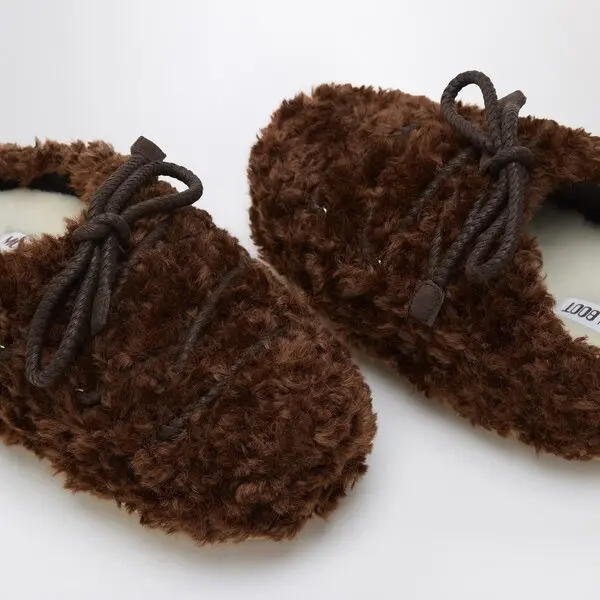 Moon Boot Shearling Mules