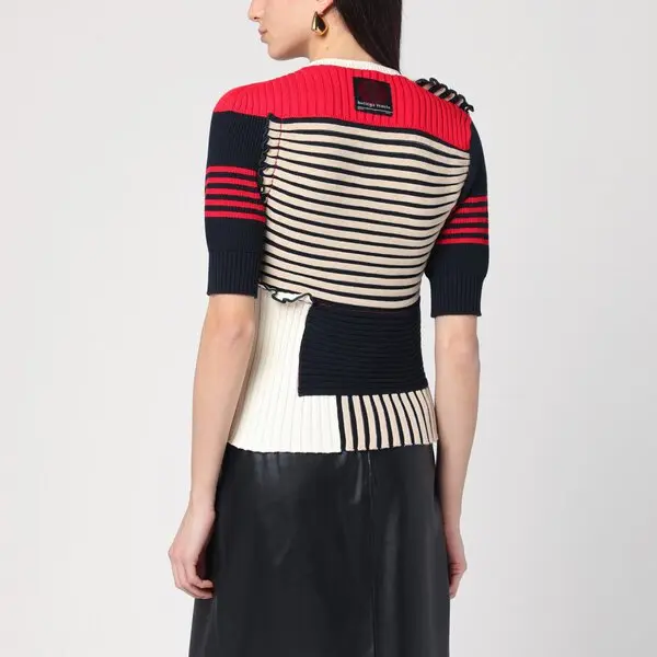 Bottega Veneta Striped Cotton Sweater - Multicolor
