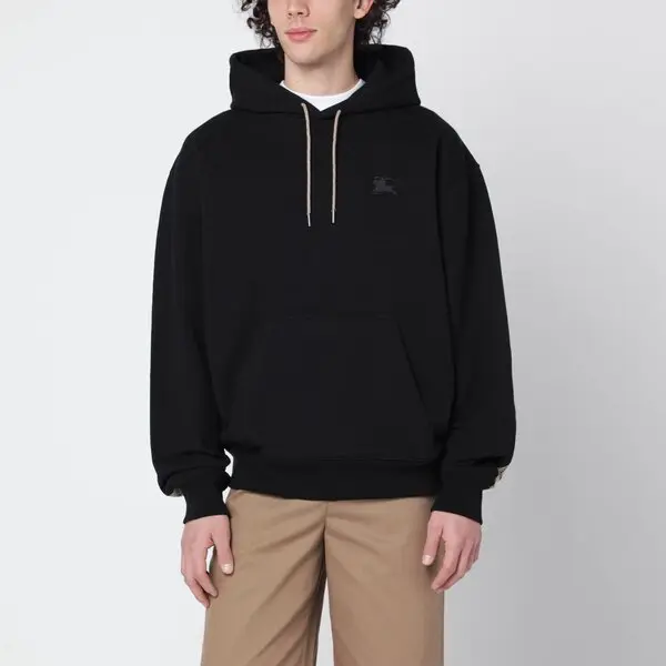 Burberry Sweatshirt With Check Pattern Inserts