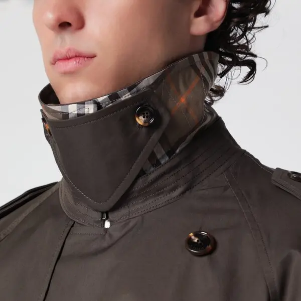 Burberry Leadenham Mid-length Gabardine Trench Coat
