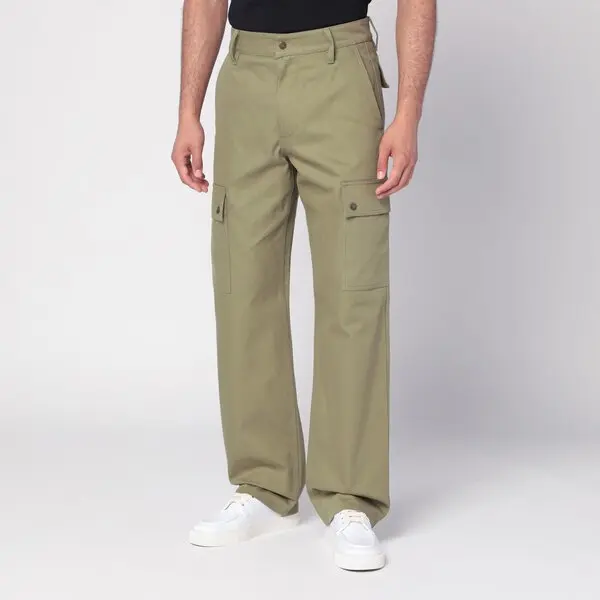Burberry Khaki Cargo Pants - Multicolor