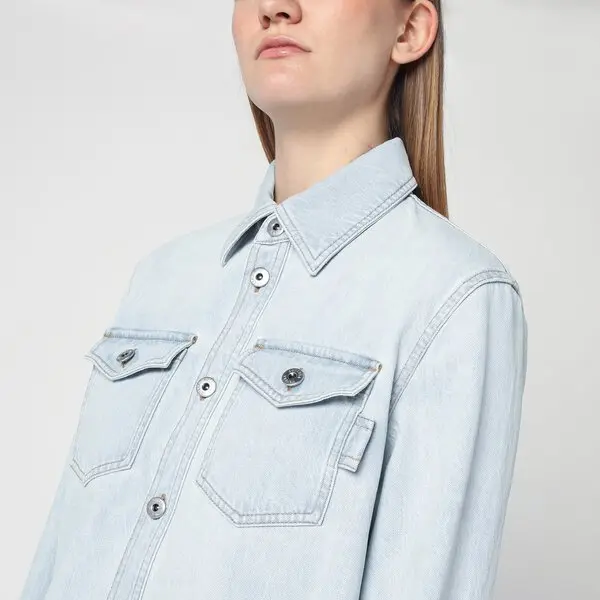 Bottega Veneta Light Bleach Denim Shirt