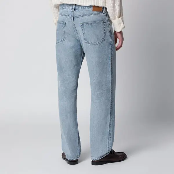 Saint Laurent Mick Long Jeans In South Denim