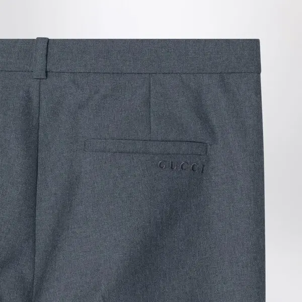 Gucci Light Wool Tailored Trousers