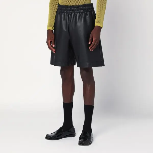 Gucci Leather Bermuda Shorts
