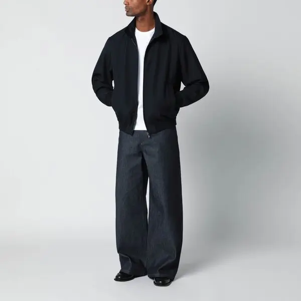Gucci Zip-up Jacket In Wool-blend Twill