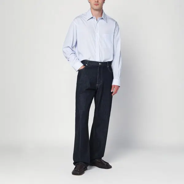 Bottega Veneta Striped Cotton Poplin Shirt