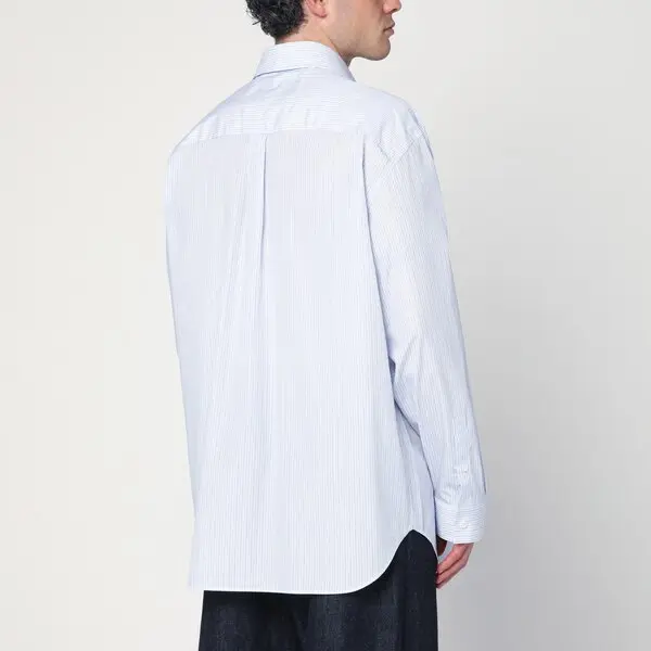 Bottega Veneta Striped Cotton Poplin Shirt