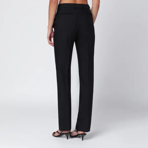 Gucci Wool Pinstripe Trousers