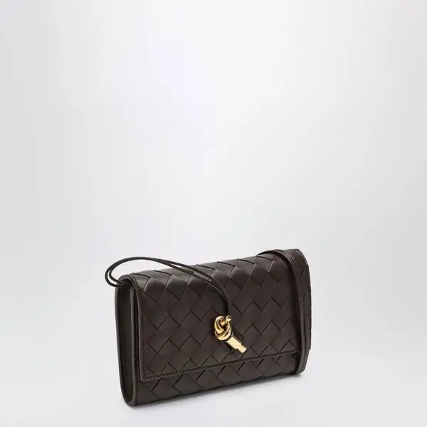 Bottega Veneta Andiamo Clutch - Brown