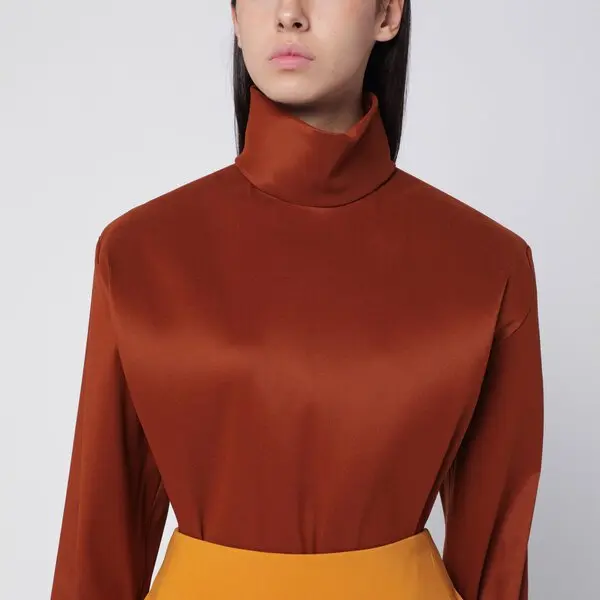 Saint Laurent Silk-blend Blouse