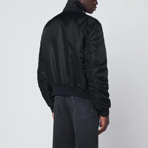 Alexander McQueen Nylon Zip Bomber Jacket