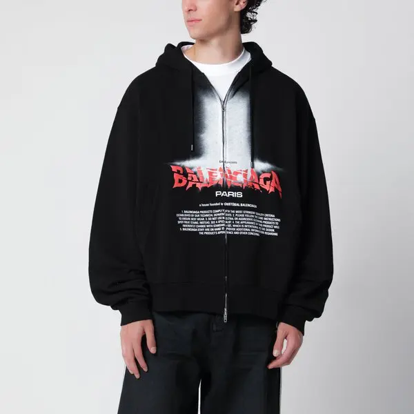 Balenciaga Oversized Zip Hoodie