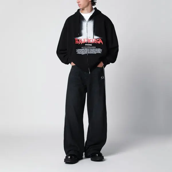 Balenciaga Oversized Zip Hoodie