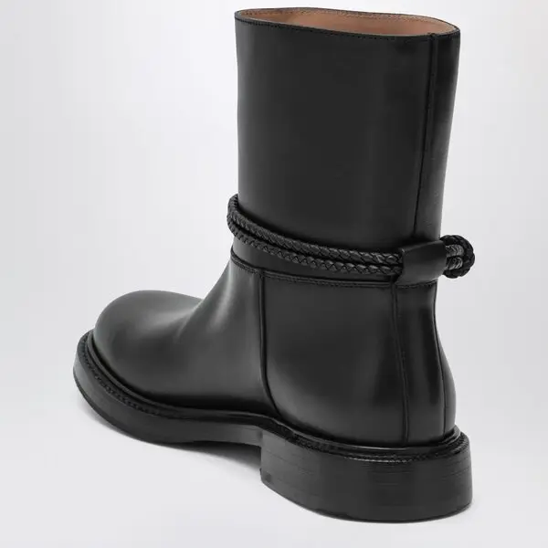 Bottega Veneta James Leather Ankle Boots