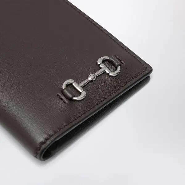 Gucci Cocoa Long Cardholder With Horsebit - Brown