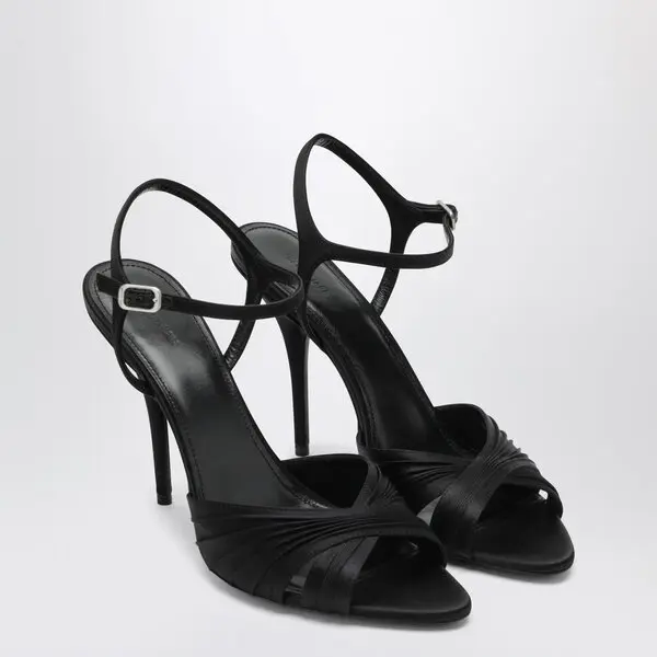 Balenciaga Dynasty Satin Heeled Sandals