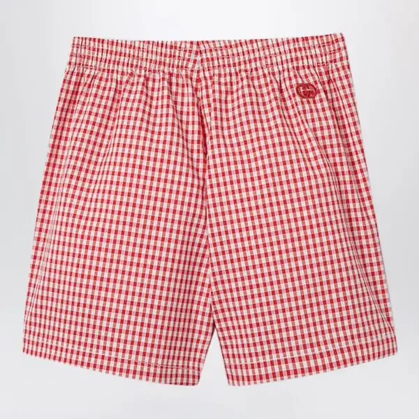 Gucci Checked Cotton Shorts