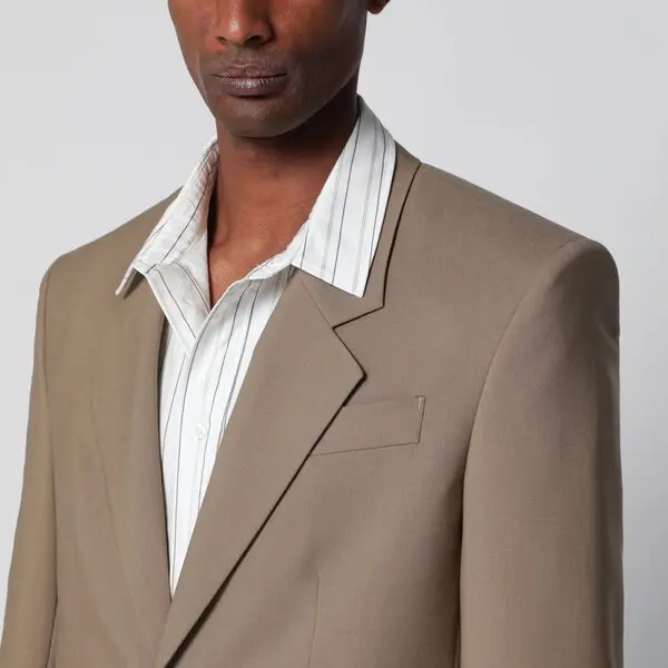 Saint Laurent Single-breasted Wool And Mohair Jacket