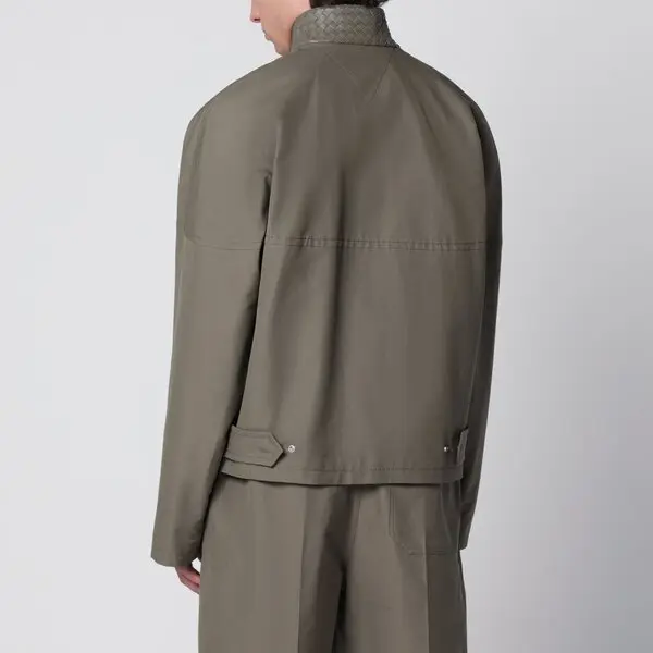 Bottega Veneta Compact Cotton Harrington Jacket