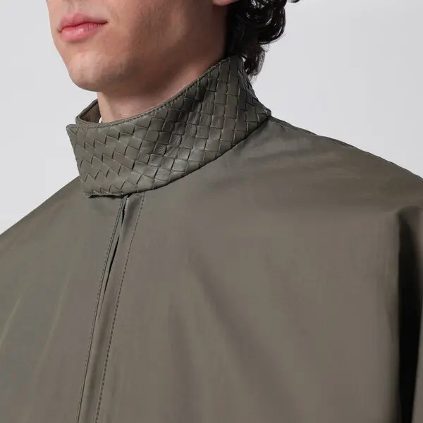 Bottega Veneta Compact Cotton Harrington Jacket