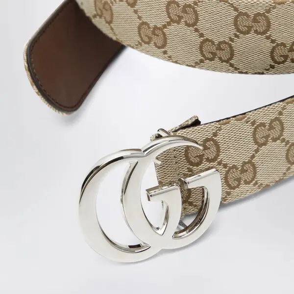 Gucci Marmont Gg Fabric Belt