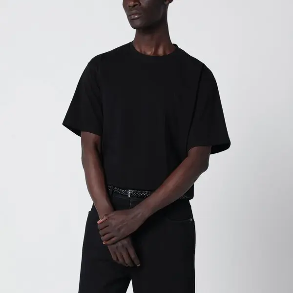 Saint Laurent Oversized Cotton T-shirt With Cassandre Logo