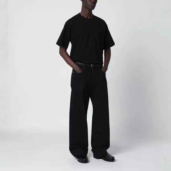 Saint Laurent Oversized Cotton T-shirt With Cassandre Logo