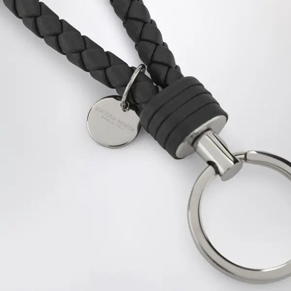 Bottega Veneta Intrecciato Leather Key Ring