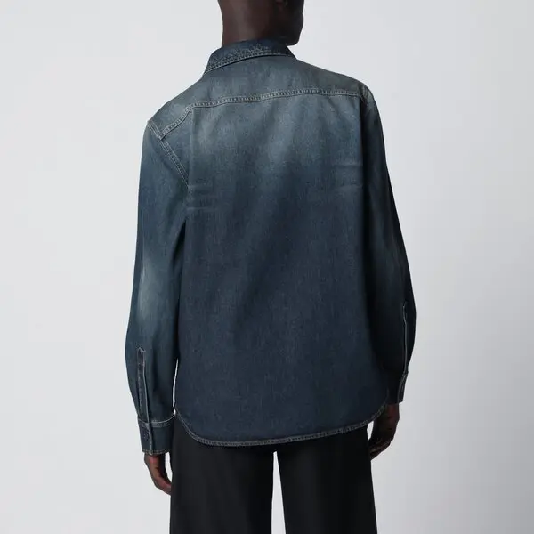 Gucci Denim Shirt With Washed Effect