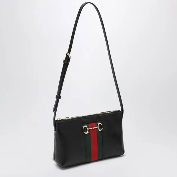 Gucci Leather Mini Horsebit Web Bag