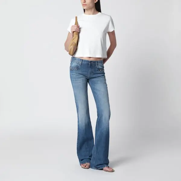 Gucci Low-rise Flare Jeans With Horsebit Detail
