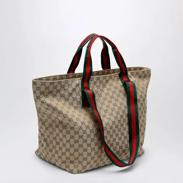 Gucci Gg Fabric Medium Shopping Bag